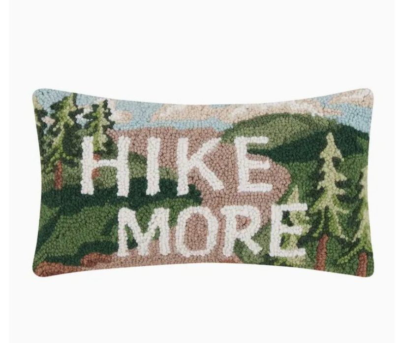 Hike More Hook Pillow – Margo's Pottery & Fine Crafts